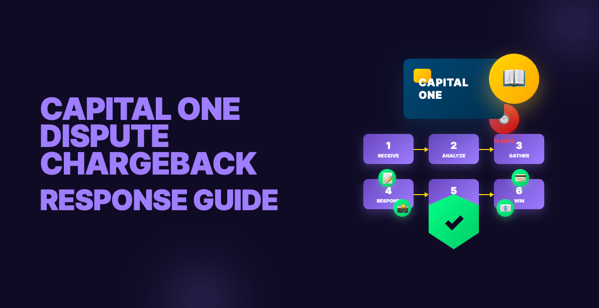 Capital One Dispute Chargeback Response Guide