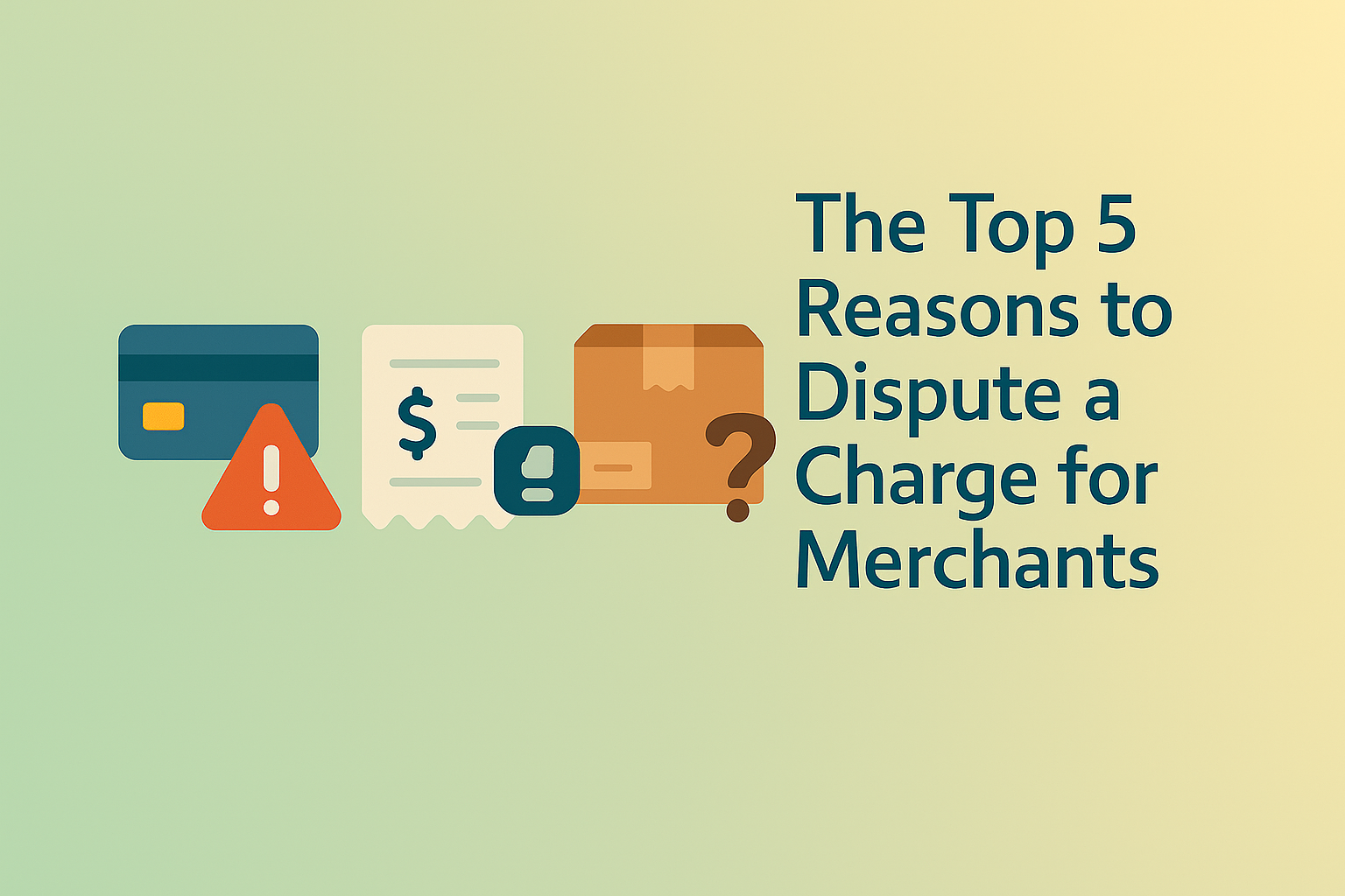 The Top 5 Reasons to Dispute a Charge for Merchants