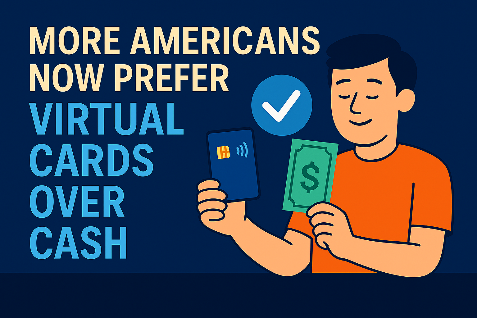 More Americans Now Prefer Virtual Cards Over Cash