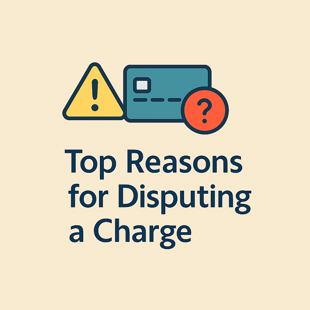 Understanding the Reasons for Disputing a Charge