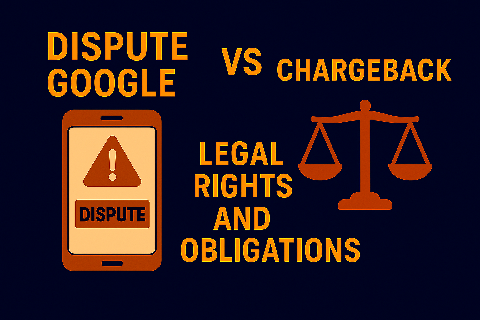 Dispute vs Chargeback: Legal Rights and Obligations