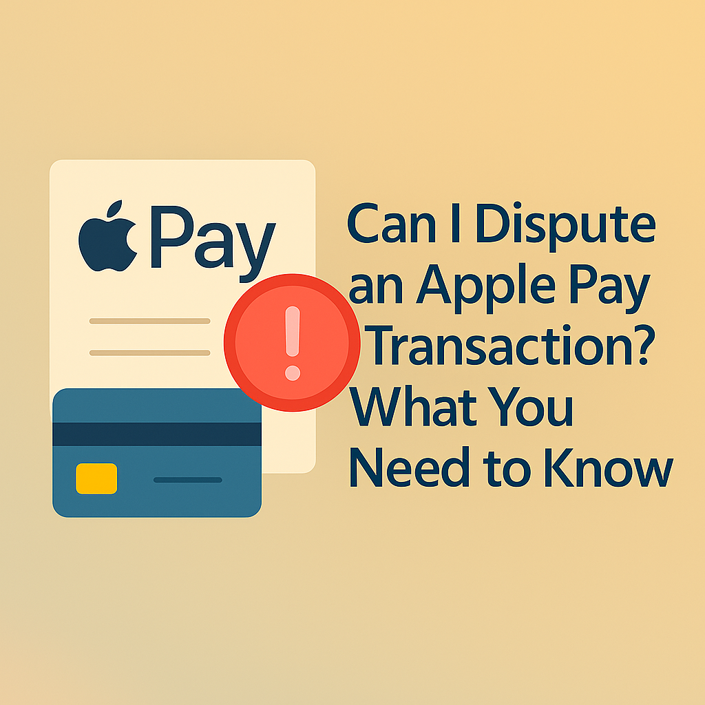 Can I Dispute an Apple Pay Transaction? What You Need to Know